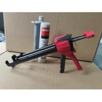 China 585ml 3:1 Dual Cartridge Smooth Round Rod Hand Silicone gun Sealant Caulking Gun for sale