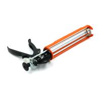 China Strengthened 380ml Heavy Duty Non Dripping Coaxial Caulking Gun for sale