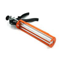 China Strengthened 380ml Heavy Duty Non Dripping Coaxial Caulking Gun for sale