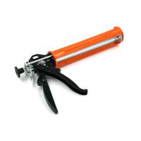 China Orange Dual Cartridge Epoxy Gun 1:1 380ml Heavy Duty Co-axial Dual Cartridge Gun for sale