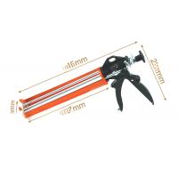 China Orange Dual Cartridge Epoxy Gun 1:1 380ml Heavy Duty Co-axial Dual Cartridge Gun for sale