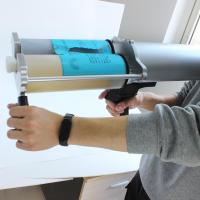 China two component polyurethane foam cartridge sprayer for 1500ml for sale