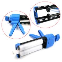 China Blue Epoxy Gun 400 mL 1:1 Dual Component Applicator Two Component Caulking Gun for Panel Bond Gun for sale