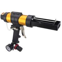 China Lightweight  Pneumatic Sealant Caulking Gun 50ml Dispensing Gun For AB Plastic Tube for sale