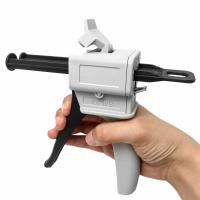 China OEM 50ml Epoxy Glue Gun Impression Mixing Dispensing Gun Applied To AB Plastic Tube for sale