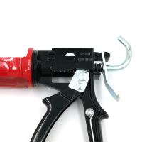 China 310ml Metal Drip-Less Cartridge Sealant Caulking Gun With Spout Cutter for sale
