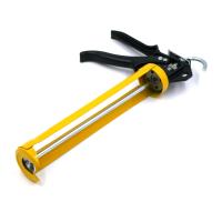 China Cradle Steel Skeleton Frame Sealant Caulking Gun Drip-Less 400ml Rotating for sale