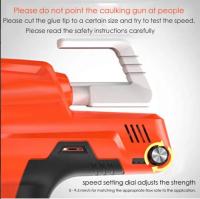 China 20V Electric Caulking Gun 310ML Cartridge Type With 2pcs Lithium for sale
