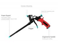 China Caulking Gun Spray Application Applicator One Component High performance polyurethane/ PU Expanding foam gun for sale