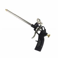 China Foaming Gun Pu Expanding Caulking Gun Metal Body Pro Heavy Duty PU Foam Gun for sale