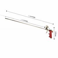 China 30inches Applicator Guns Long Barrel Pu Foam Gun Long Extension Spray Foam Gun for sale