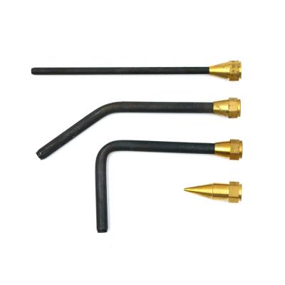 China 4pcs Universal Rotatable Point Tip Thread Spray Nozzle for hand pu foam gun for sale