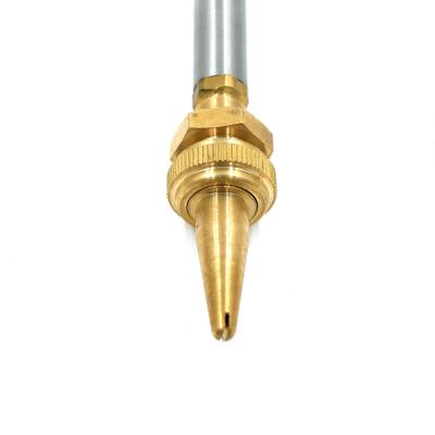 China Zinc Plated Copper Spray Foam Gun Thread Fan Tip for sale