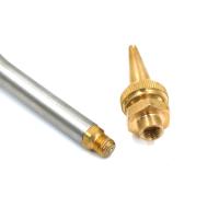 China Zinc Plated Copper Spray Foam Gun Thread Fan Tip for sale