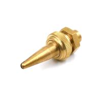 China Zinc Plated Copper Spray Foam Gun Thread Fan Tip for sale