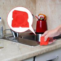 China 4pcs caulking tool kit professional red silicone sealant trowel and sealant scraper for kitchen bathroom floor sealant sealing for sale