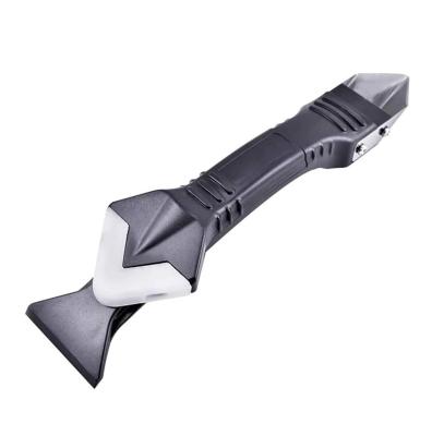 China 3 in 1 Caulking Tools Caulk Finisher and Remover with Steel Blade Removal Tool Silicone Trowel Sealant Scraper for sale