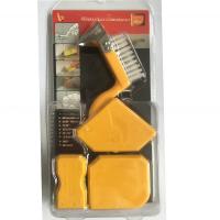 China Sealant Scraper Silicon Sealant Trowel Caulking Tool Kit 3pcs Scrapers & Brush&Stainless Steel Removal Tool for sale