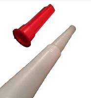 China Popular Cartridge Sealant Nozzle with Red Screw Caps & Nozzles for silicone sealant, mastic and EU3 Cartridges for sale