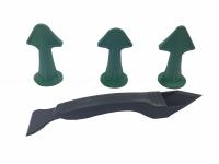 China 4 PCS Multi-functional Sealant Scraper and Caulk Trowel Nozzle Plus and Silicone Caulking Tools Finishing Tool(BC-P053) for sale
