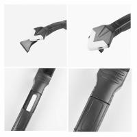 China Silicone Sealant Caulk Removal and Finishing Tool Kit - 3 in 1 Sealant Scraper Remover Tool with 4 Piece Smoothing Caulking Tool for sale