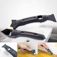 China 2pcs Silicone Scraper Two Piece Kit grout remover tool sealant finisher tool for sale