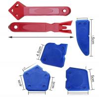 China Sealant Finishing Tools, 10 Packs Silicone Caulking Kit for All Bathroom Kitchen, Scraper Caulk Remover Tool Suitable for Corner for sale
