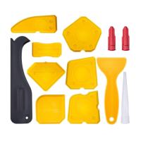 China 12pcs Caulking Tool Kit Silicone Sealant Buddy Silicone Trowel for sale