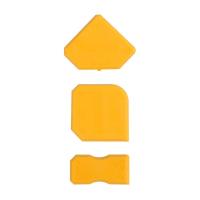China 3pcs Silicone Spatula Caulking Tool Grout Smooth Out Tool Bath Shower Sealant Remover Construction Scraper for sale