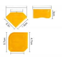 China 3pcs Silicone Spatula Caulking Tool Grout Smooth Out Tool Bath Shower Sealant Remover Construction Scraper for sale