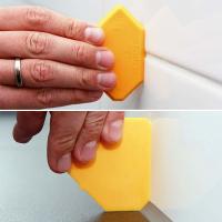 China Silicone Sealant Spatula with Brush and Stainless Steel Blade for sale