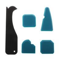 China DIY 5Pcs/Set Silicone Sealant Spreader Spatula Scraper Smoothing Cement Caulk Removal Tool Kit for sale