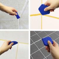 China Caulking Tool Kits 20 PCS Caulk Remover Silicone Grout Scraper Sealant Finishing Tool Nozzle Caulk Caps Replaceable for sale