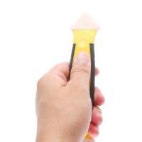 China 3 Pieces Caulking Tool Kit,Yellow Silicone Sealant Finishing and Replace Removal Tool with a Caulk Nozzle for sale