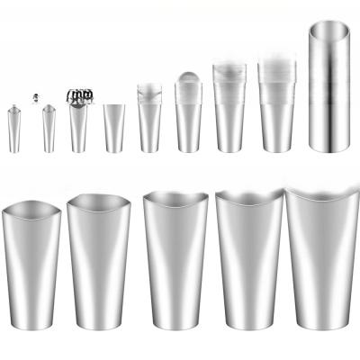 China Caulking Finisher Set Perfect Stainless Steel Caulk Nozzle 14 pcs per Set Caulking Finishing Nozzle for sale