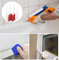 China 20 Pieces Caulking Tools Suit Silicone Sealant Finishing Tool Grout Scraper Caulk Remover for Bathroom Kitchen and Frames Sealan for sale