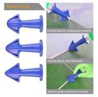 China 5 Pcs Caulk Nozzle Applicator, Silicone Caulking Tools Sealant Nozzle Caulking Epoxy Piston Nozzle Accessories for sale