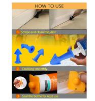 China 5 Pcs Caulk Nozzle Applicator, Silicone Caulking Tools Sealant Nozzle Caulking Epoxy Piston Nozzle Accessories for sale