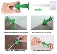 China 13pcs Rubber Sealant Nozzle Plus Scrapers sealant scrapers silicone sealant caulking tools kit for sale