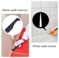 China Popular 17 Pieces Caulking Tool Kit Silicone Sealant Finishing Tool Grout Scraper Caulk Remover and Caulk Nozzle for sale