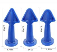 China 3 in 1 Caulk Remover Tools with Stainless Steelhead Silicone Sealant Finishing Tool Grout Scraper 13pcs Caulking Tool Kit for sale