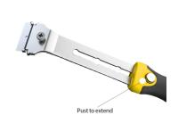China 2 PCS Muti-Purpose Razor Scraper Set -Adjustable Length Handle, Cleaning Tool, Caulking tool for sale