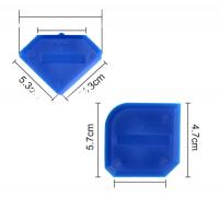 China 2 Pieces Caulking Tool Set Silicone Sealant Grout Finishing Tool for Kitchen Bathroom Floor Sealant Sealing for sale