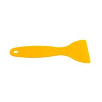 China Wall paste scraper car film scraper car paste glass film gift yellow plastic small scraper for sale
