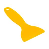 China Wall paste scraper car film scraper car paste glass film gift yellow plastic small scraper for sale