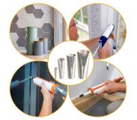 China 19 PCS Caulk Nozzle Applicator Perfect Caulking Finisher Nozzle Reusable Stainless Steel Sealant Finishing Tool for sale