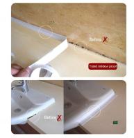 China 2 Pack Tape Caulk Strip, PVC Self Adhesive Caulking Sealing Tape for Kitchen Sink Toilet Bathroom Shower and Bathtub for sale