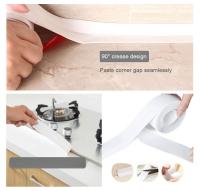 China 2 Pack Tape Caulk Strip, PVC Self Adhesive Caulking Sealing Tape for Kitchen Sink Toilet Bathroom Shower and Bathtub for sale