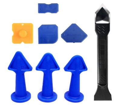 China Caulking Tools(stainless steelhead),Caulking Nozzle Applicator,Silicone Sealant Finishing Tool Grout Scraper for Tile for sale