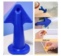 China Caulking Tools(stainless steelhead),Caulking Nozzle Applicator,Silicone Sealant Finishing Tool Grout Scraper for Tile for sale